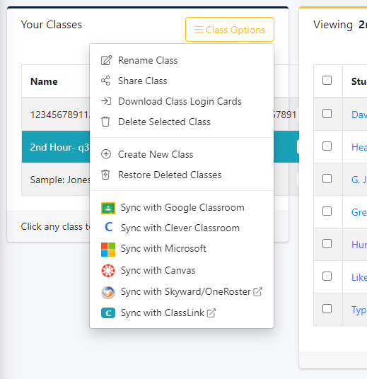 How To Print Login Cards For Students Keyboarding Online