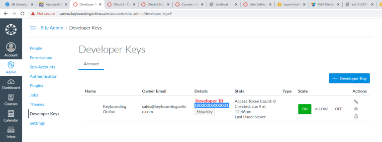 Canvas Sync - Keyboarding Online