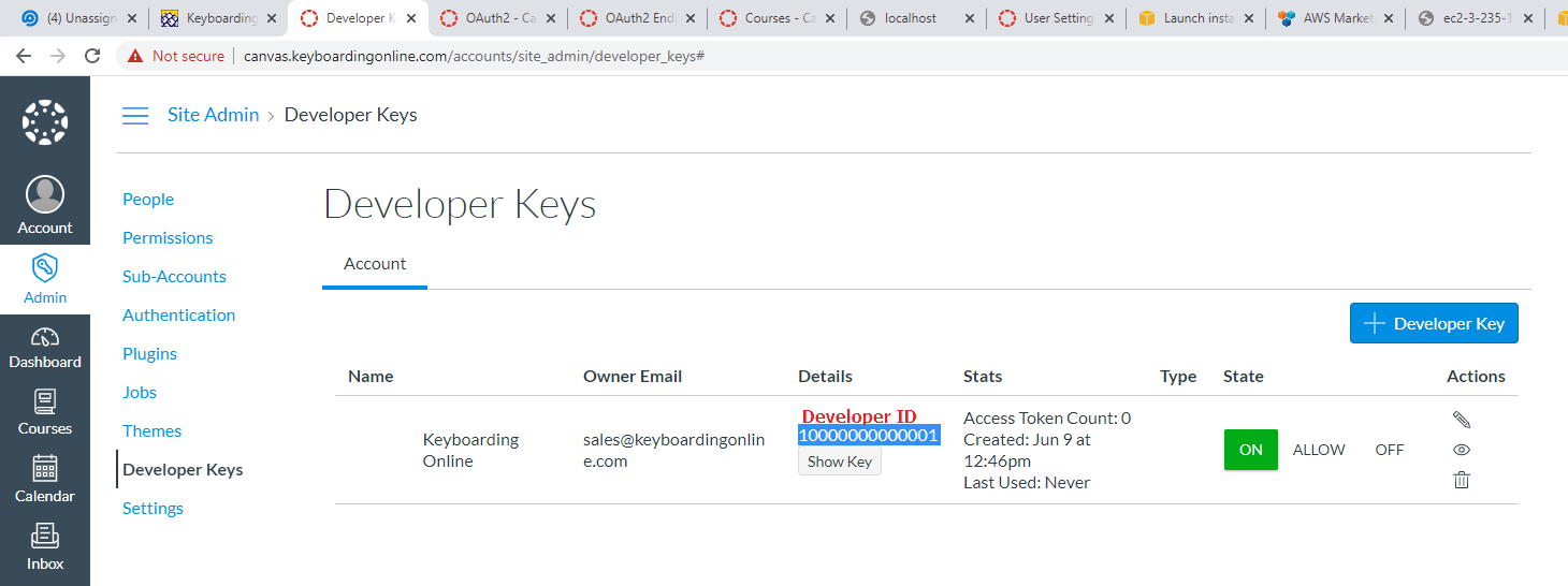 Canvas Sync - Keyboarding Online