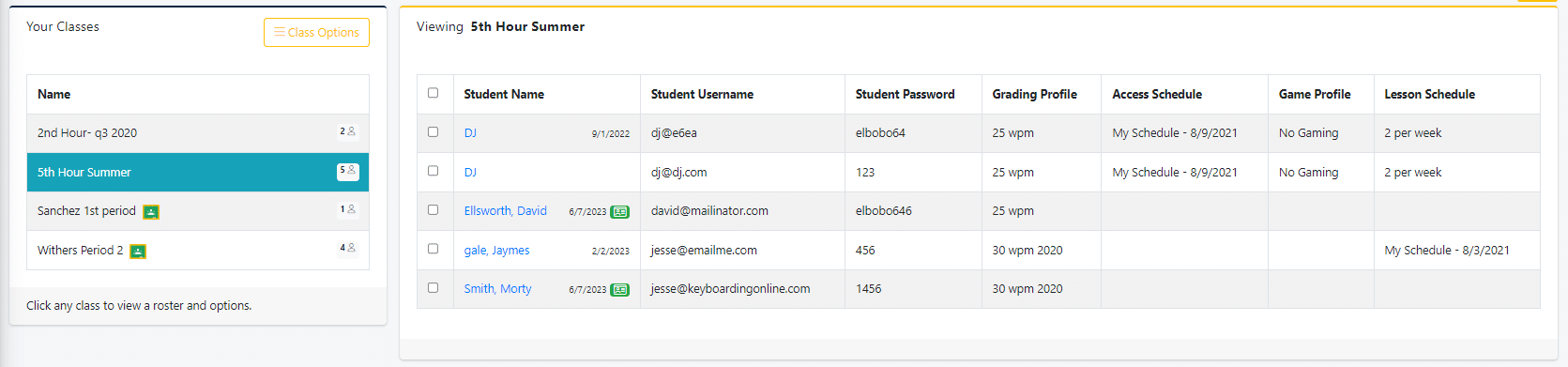 Classes - Keyboarding Online