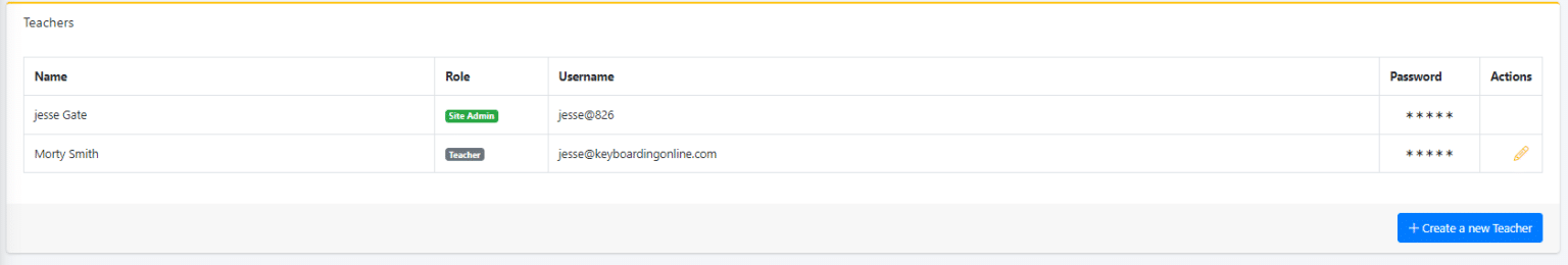 Instructor List - Keyboarding Online