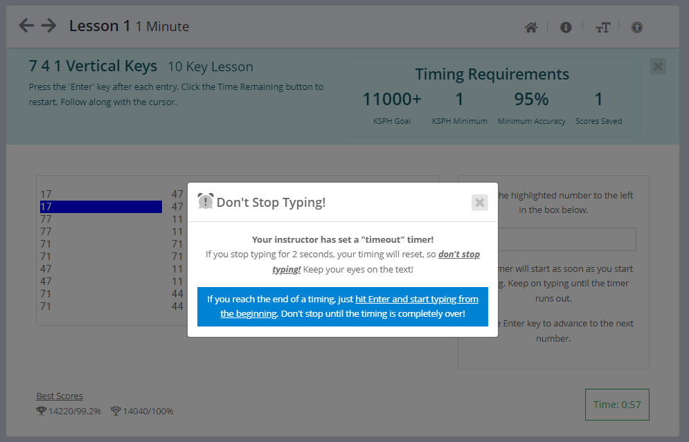 Ten Key Mastery – Student Guide - Keyboarding Online